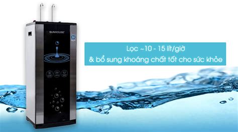 Máy lọc nước R O nóng lạnh 10 lõi Sunhouse SHR76210CK Chia Sẻ Kiến