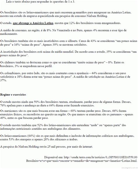 A partir da leitura do texto é possível concluir que I