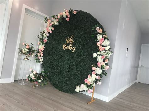 Diy Round Boxwood Grass Wall Boxwood Backdrop Flower Wall Backdrop Grass Backdrops