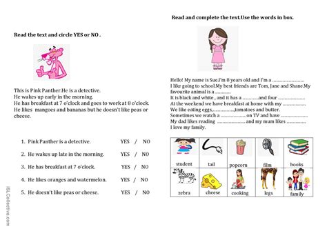 Simple Yes No Question And Readin English Esl Worksheets Pdf Doc