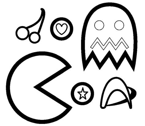 Dibujos De Pac Man Para Colorear Wonder Day