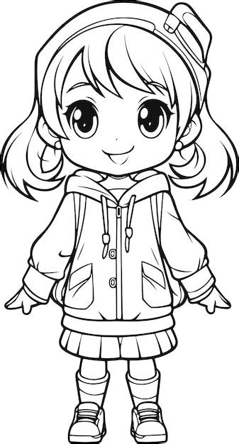 Dibujos Para Colorear Para Ni As Que Son F Ciles De Dibujar Vector