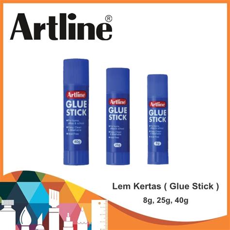 Artline Glue Stick Lem Kertas Glue Stick Lem Stick Lem Kertas G G