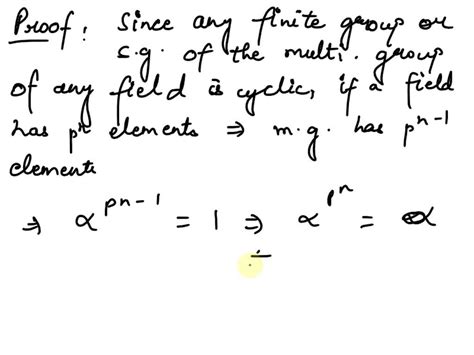 solved prove that every finite extension of a finite field is separable