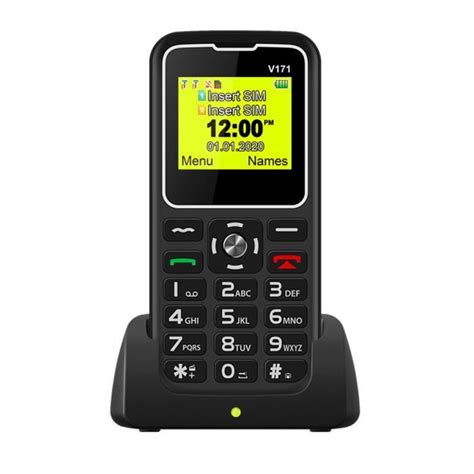 T L Phone Portable Senior D Bloqu Avec Grandes Touches Bouton Sos
