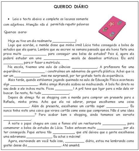ATIVIDADES PARA APOIO PEDAGÓGICO Ótimos textos