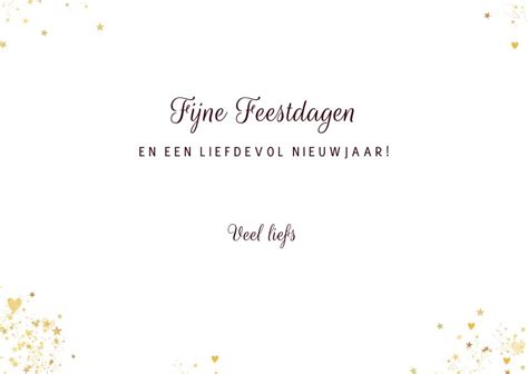 Kerstkaart Stijlvol En Feestelijke Hartjes Kaartje2go