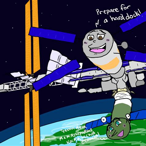 Post 1680709 Frakkafukkenfractalz Internationalspacestation Soyuz Inanimate Spacestation