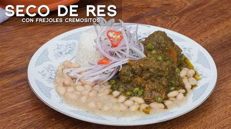 COMO PREPARAR SECO CON FREJOLES COMIDA PERUANA ACOMER PE YouTube