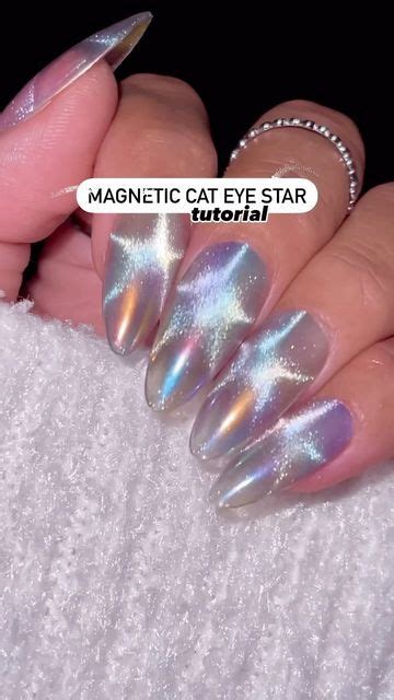 Jeanette Flores On Instagram How To Magnetic Cat Eye Star Nails