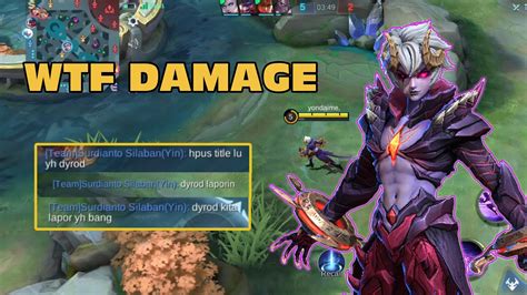 Wtf Damage Dyrroth New Oneshot Build Dyrroth Gameplay Mlbb Youtube