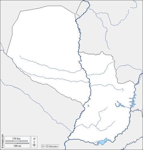 Paraguay Mapa Gratuito Mapa Mudo Gratuito Mapa En Blanco Gratuito