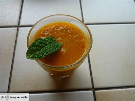 Gaspacho de melon grillé facile et rapide découvrez les recettes de