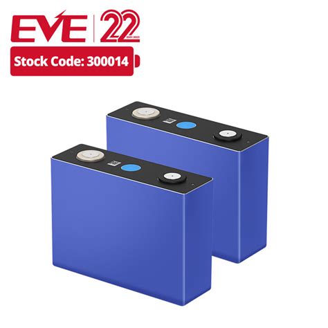 Eve Solar Prismatic LiFePO4 3 2V 100ah LiFePO4 Battery Cell China Li