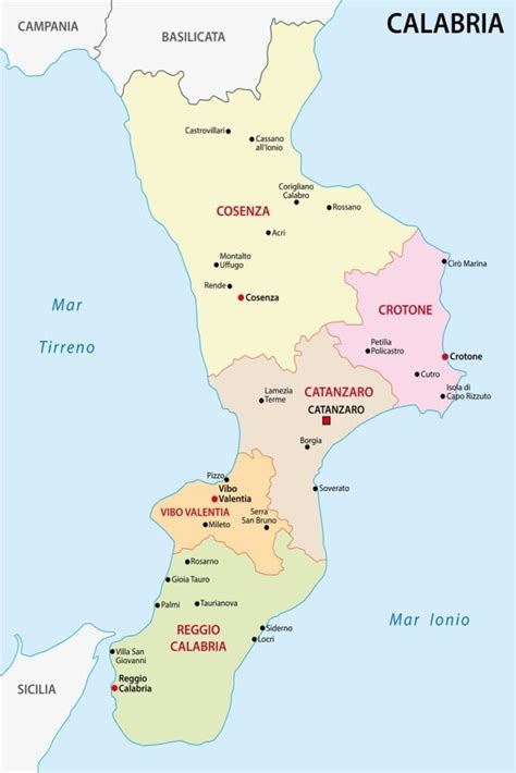 Calabria Geografia Scuola E Cultura