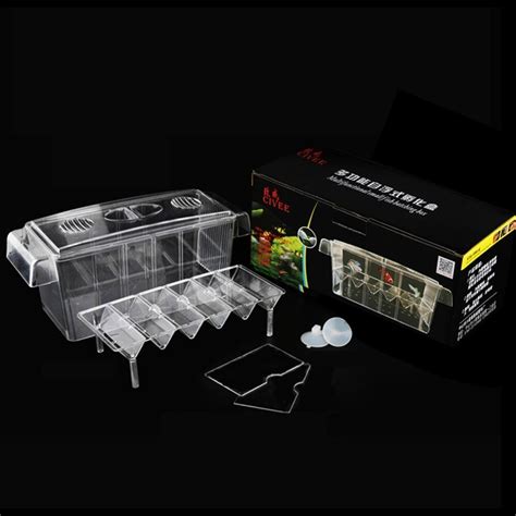 4 Rooms High Clear Fish Breeding Box Acrylic Aquar Vicedeal