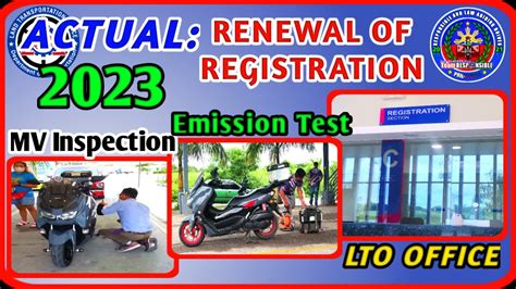 PAANO MAGRENEW NG REGISTRATION NG MOTOR 4 WHEELS 2023 ACTUAL NA PAG