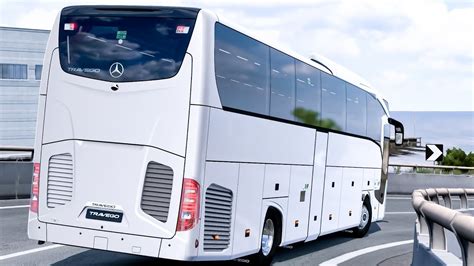 New Mercedes Benz Travego Shd Ets Bus Mod Gameplay Youtube