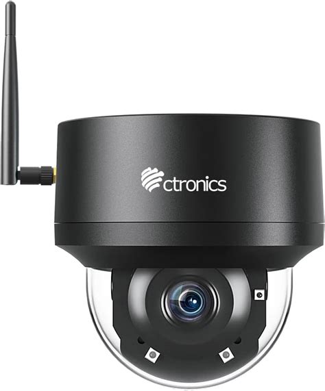 Ctronics PTZ 5MP Dome Camera Outdoor WiFi Surveillance IP Camera Auto
