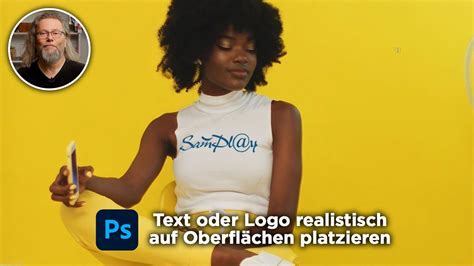 Text Oder Logo Realistisch Auf Oberfl Chen Platzieren Photoshop