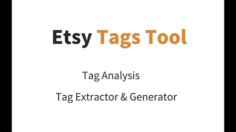 Etsy Tags Tool For Ehunt How To Choose The Best Tags For Your Etsy