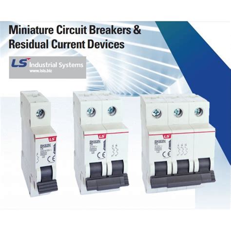 LS MCB 6KA 6A 10A 16A 20A 32A 40A 63A BK63N MINITURE CIRCUIT BREAKER