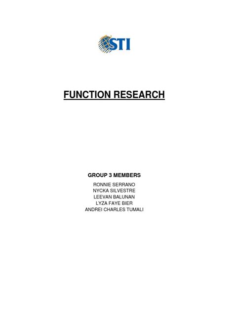 group 3 function pdf function mathematics exponential function
