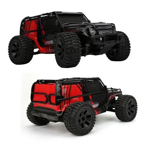TMISHION Voiture RC 1 10 1 10 quatre roues motrices télécommande tout