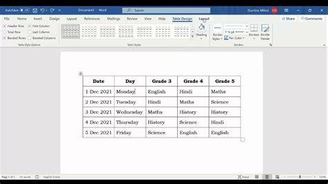 How To Insert Rows And Columns In A Table In MS Word YouTube