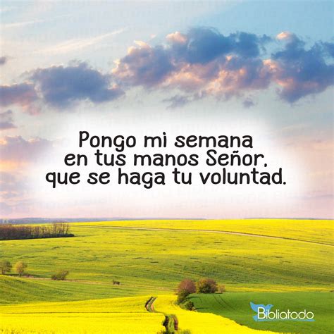 Pongo Mi Semana En Tus Manos Se Or Imagenes Cristianas