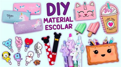 10 IDEIAS INCRÍVEIS DE MATERIAL ESCOLAR DIY TRUQUES DE VOLTA ÀS