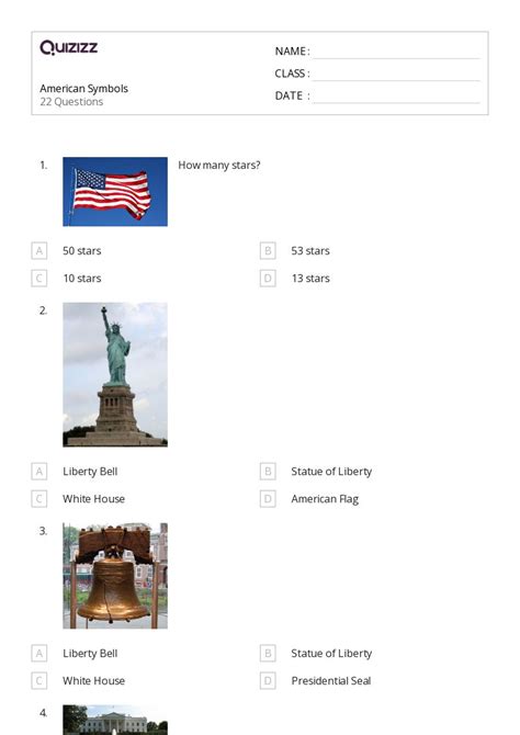 50 National Symbols Worksheets For 6th Grade On Quizizz Free Printable