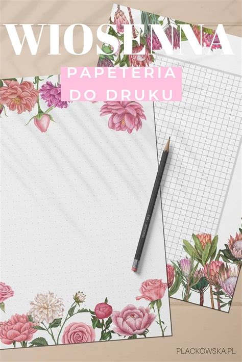 Wiosenna Papeteria Do Druku Wiosna Papier Ozdobny Decorative Tray
