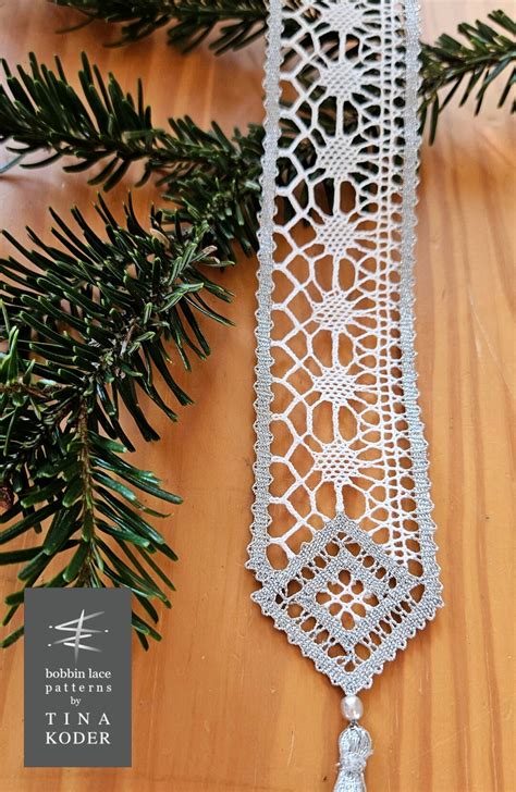 Idrija Torchon Bobbin Lace Bookmark Digital Pattern Etsy