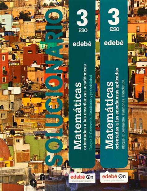 Solucionarios Matemáticas 3 ESO