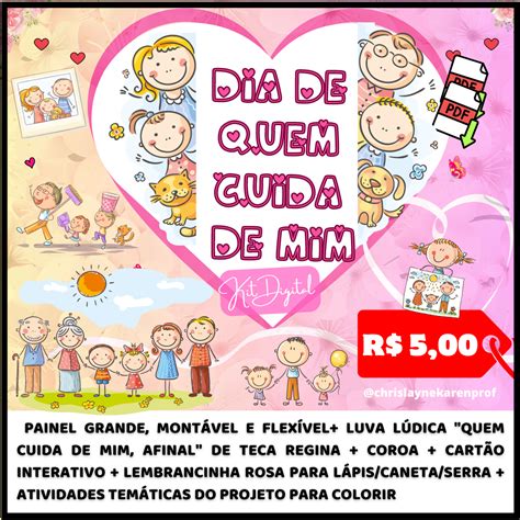 KIT DIA DE QUEM CUIDA DE MIM Chrislayne Karen Hotmart