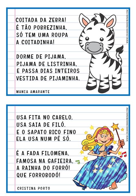Fichas De Leitura Pequenos Textos Artofit