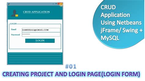 How To Create Login Form In Java Using Netbeans Crud Application