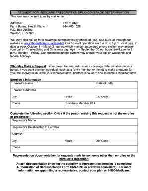 Fillable Online Fillable Online Coverage Determination Request Form