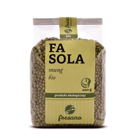 Fasola mung BIO 400 g Fresano TASTI Smakuj życie