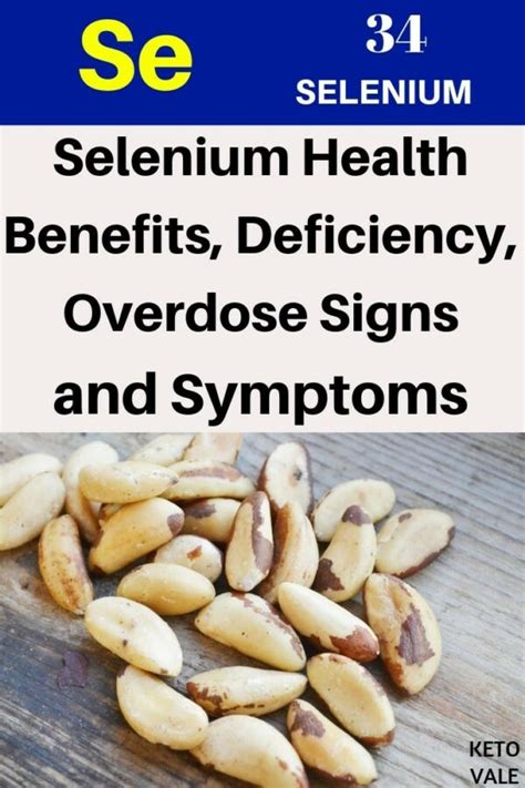 Selenium Benefits Deficiency Overdose Symptoms