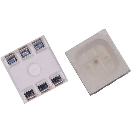 0 2W Tri Color RGB LED 3V RGB LED Chip 3535 RGB LED Chip 1 4mm 6 Pin 2