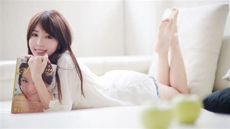 Wallpaper Women Photography Model Asian Looking At Viewer Long