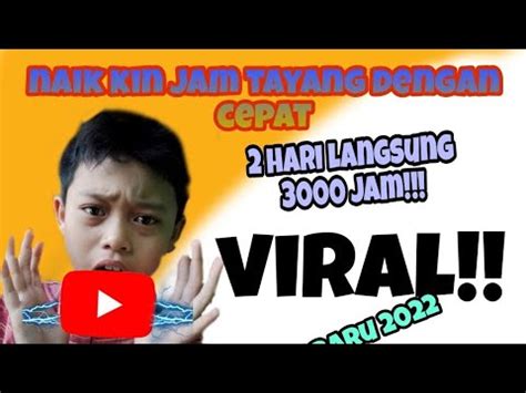 Asli Ni Nga Boong Ini Beneran 2 Dapet 3000 Jam Tayang Gak Nonton Nyesel
