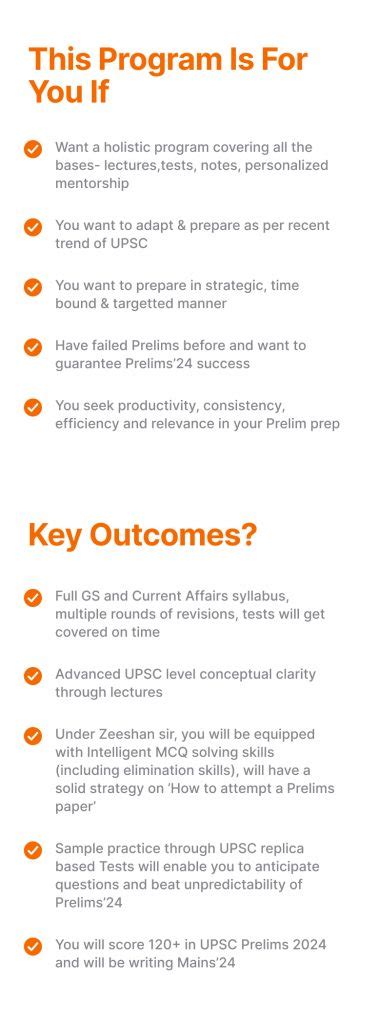 Dominate UPSC Prelims 2024 With Zeeshan Sir Enrollment Open Civilsdaily
