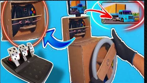 PASSO A PASSO como fazer volante de papelão para celular