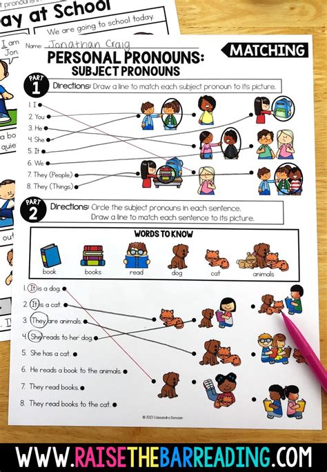 Teaching Subject Pronouns To Newcomer ELs Free ESL Grammar