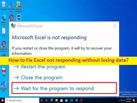 How To Fix Excel Not Responding Without Losing Data Steps Techs