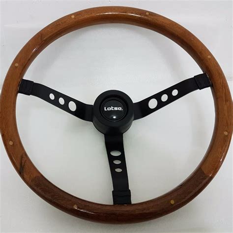 Volante Lotse Big Wood Classico Em Madeira Cubo Marajo Parcelamento