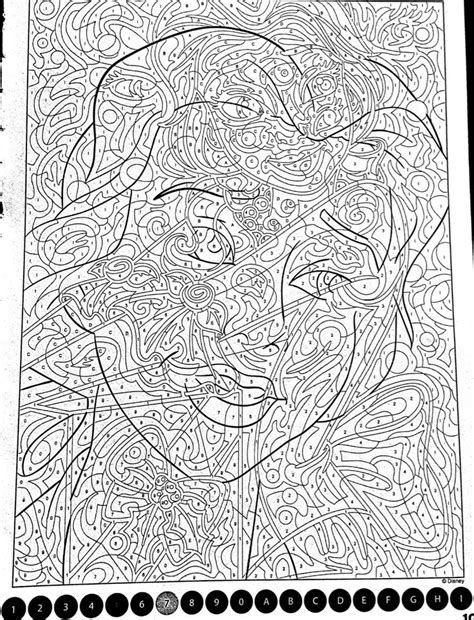 Pin By Emily On Disney Color By Number Coloring Book Art Coloring